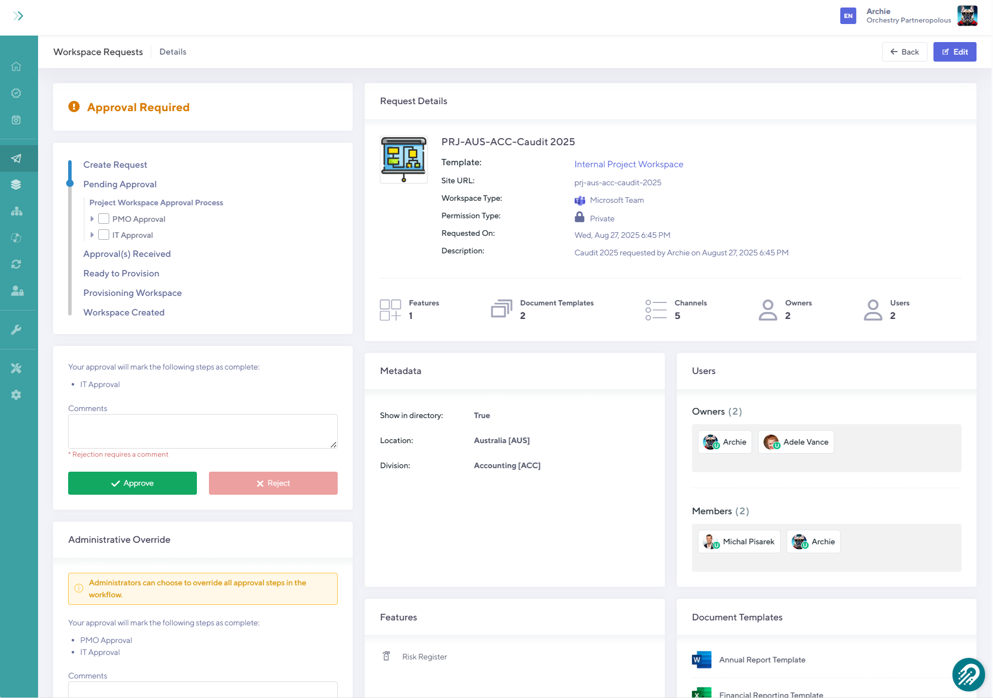 How to Stop Microsoft 365 Provisioning Sprawl with Orchestry